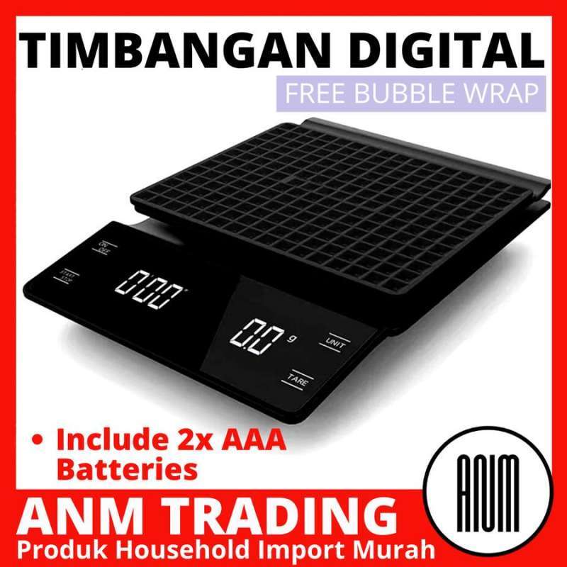 Jual Timbangan Dapur Digital Premium 3 KG / Timbangan Kopi / Kitchen ...
