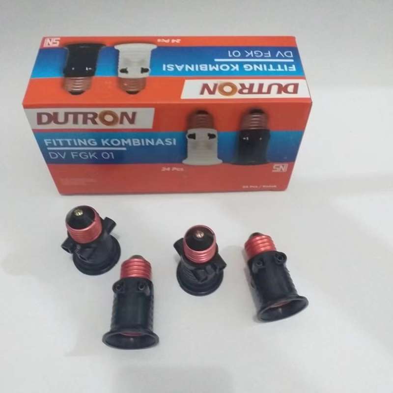Jual Fitting Kombinasi Fitting Lampu Kombinasi Dutron Warna Hitam Putih Di Seller Toko Arena71 ...