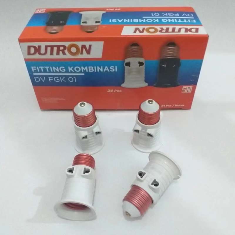 Jual Fitting Kombinasi Fitting Lampu Kombinasi Dutron Warna Hitam Putih Di Seller Toko Arena71 ...