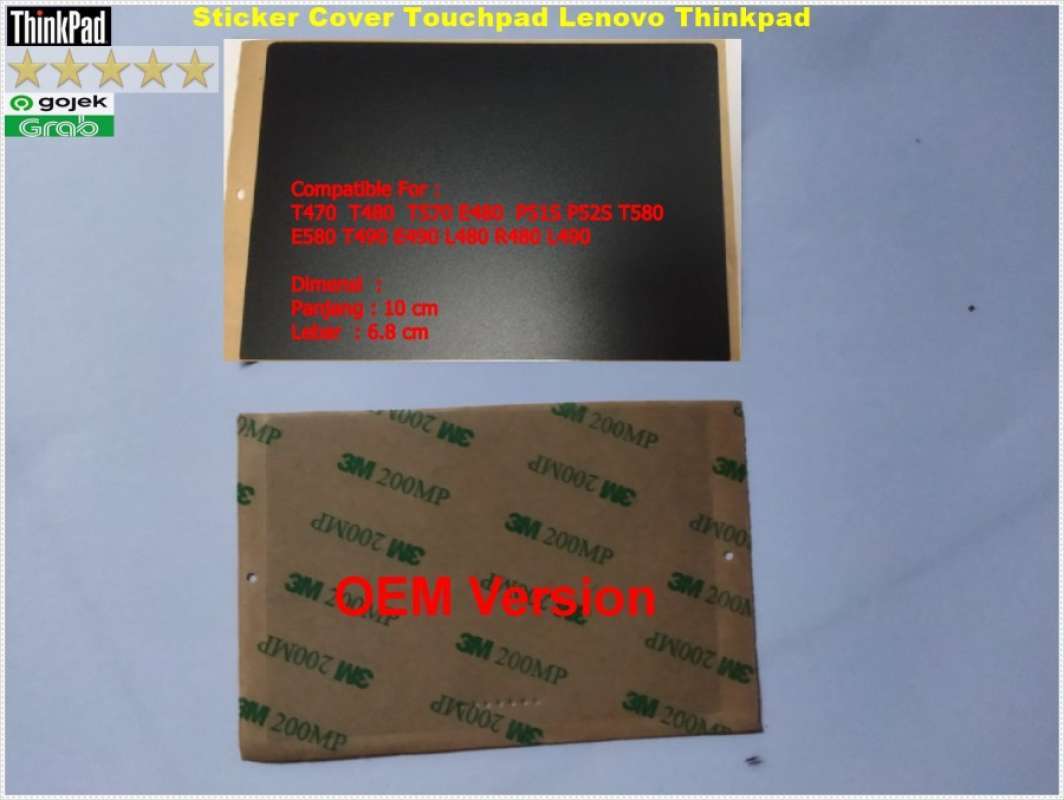 Promo Sticker Film Cover Touchpad Laptop Lenovo Thinkpad Series Diskon ...