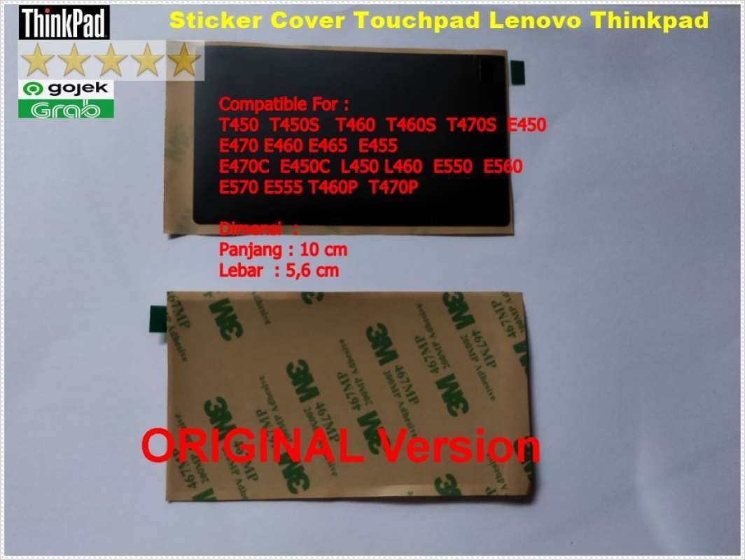 Promo Sticker film cover Touchpad Laptop Lenovo Thinkpad series - D ORI ...