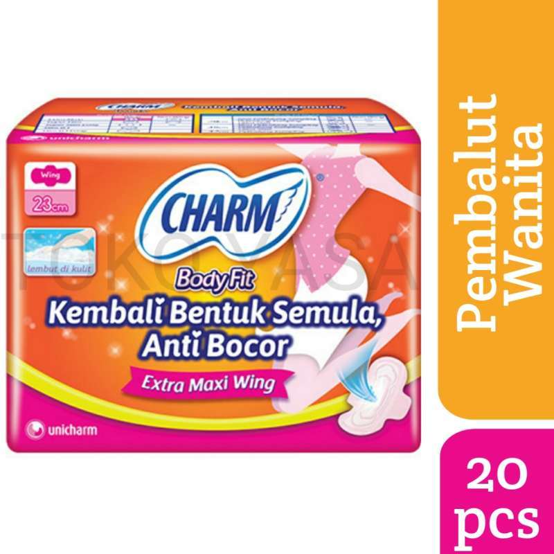 Jual Charm Body Fit Extra Maxi Wing 23 cm Isi 20s di Seller YASA Grosir ...