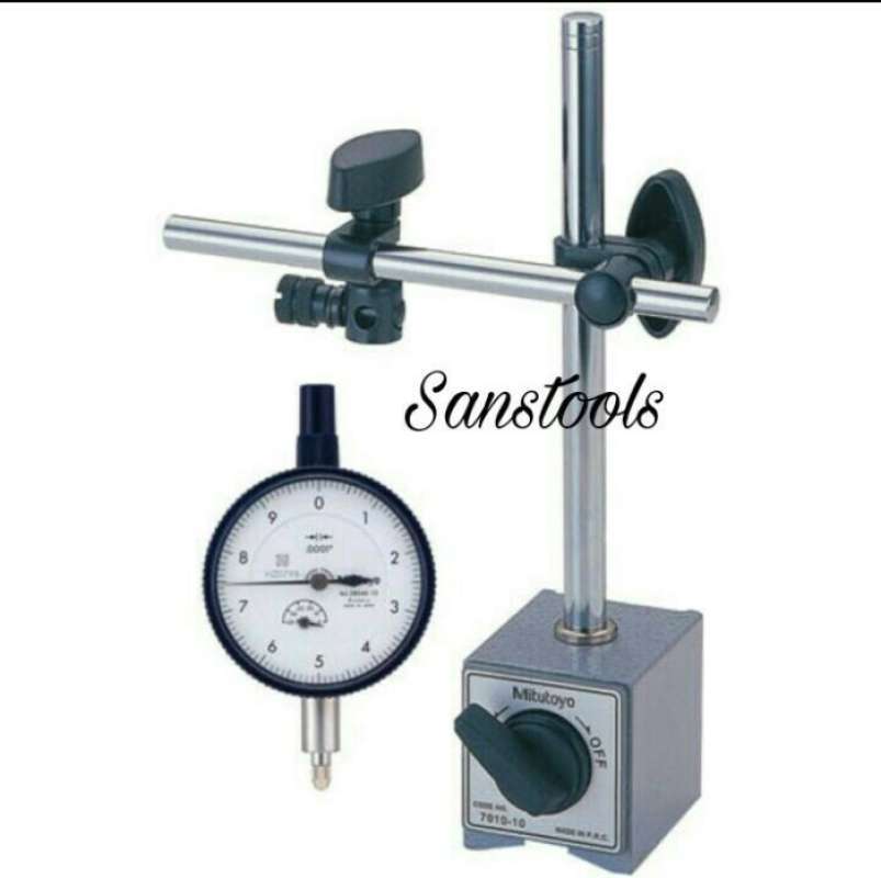 Jual dial indicator + dudukan magnetic base stand mitutoyo 2046S 7010S-10 di Seller LORD 79 ...