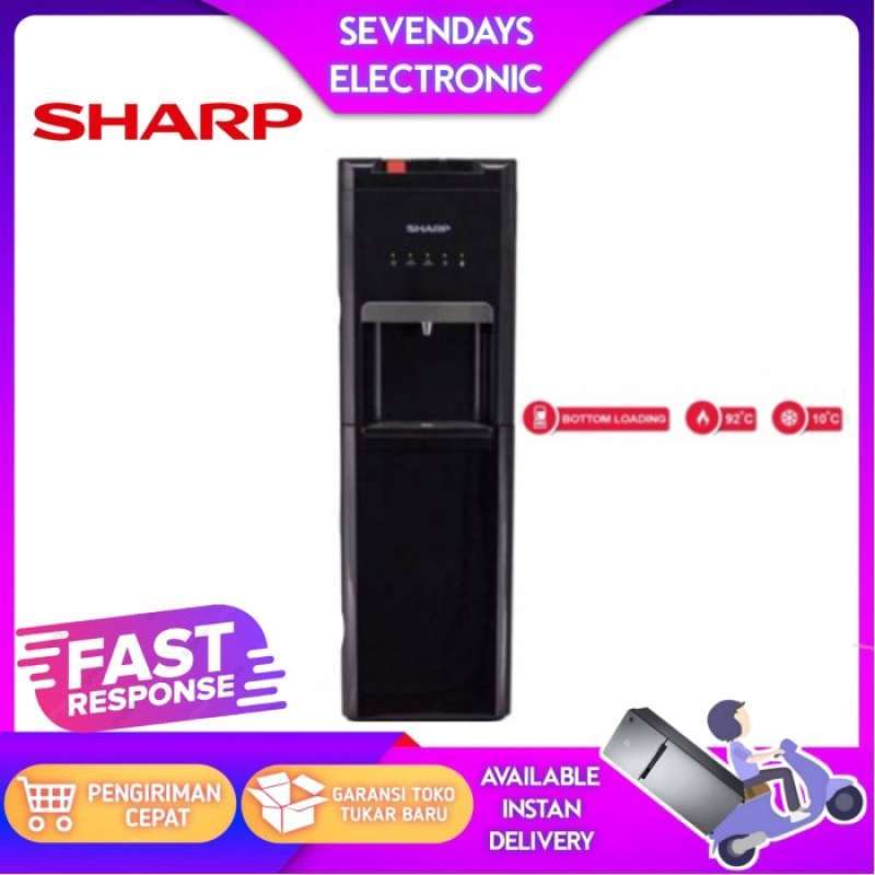 Jual Water Dispenser Sharp Swd-66ehl-bs Galon Bawah 3 Kran Garansi ...