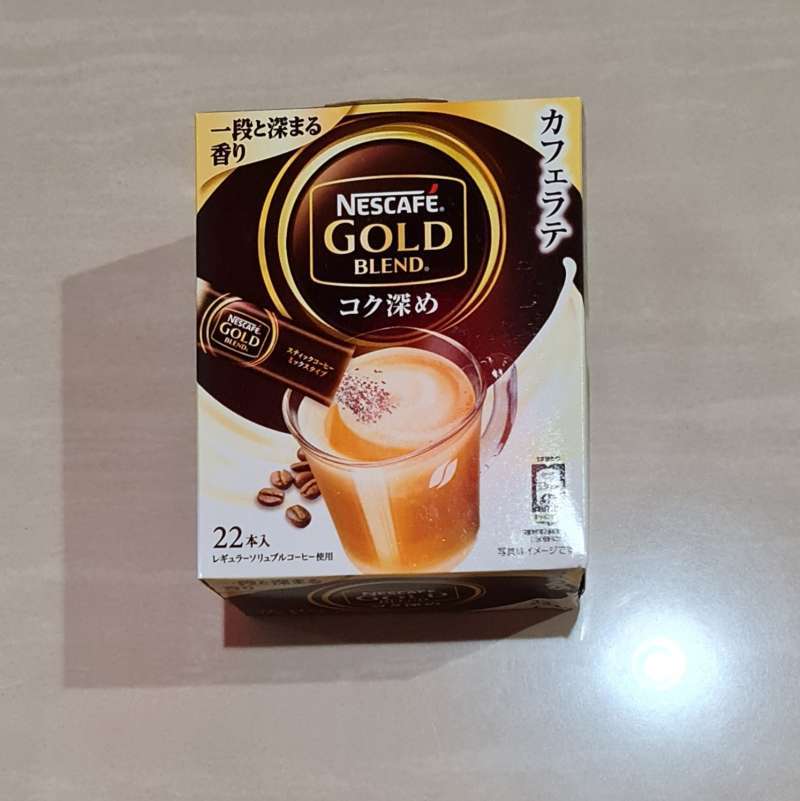 Jual Nescafe Gold Blend Japan Rich Deep Cafe Latte Instant Coffee 22 ...