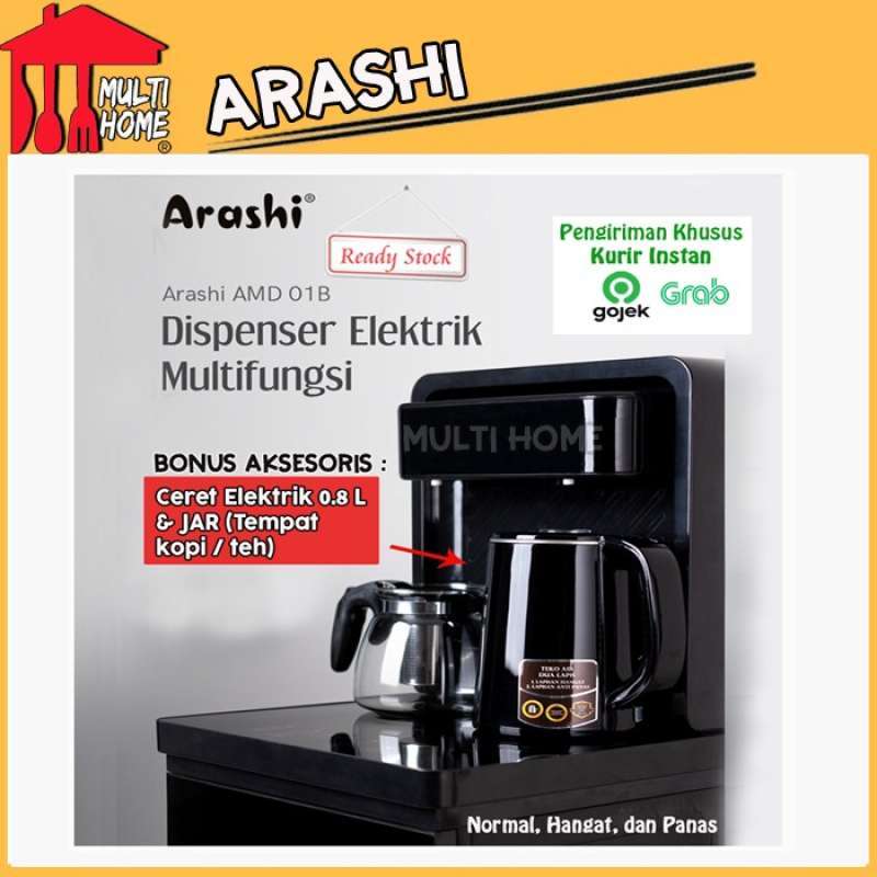 Jual Dispenser Air Galon Bawah Arashi Amd01b Dengan Touchscreen Dan Remote Di Seller Briellee ...
