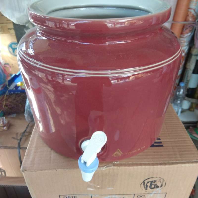 Jual Guci Air Minum Polos/guci Galon Keramik/guci Trisensa Di Seller ...