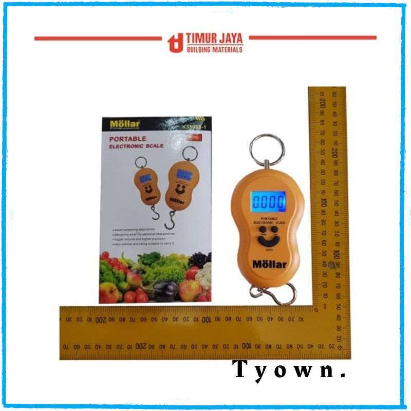 Jual Bahan bangunan MOLLAR Timbangan Gantung Digital Scale Portable ...