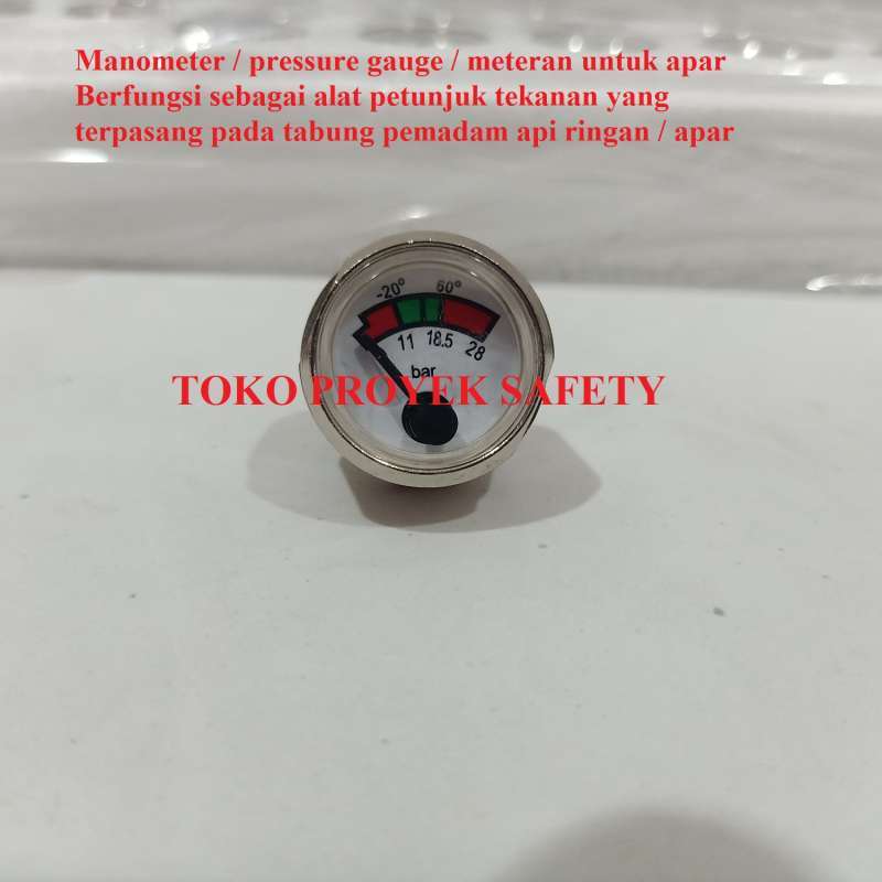 Jual Pressure Gauge APAR / Manometer / Meteran Alat Pemadam ...