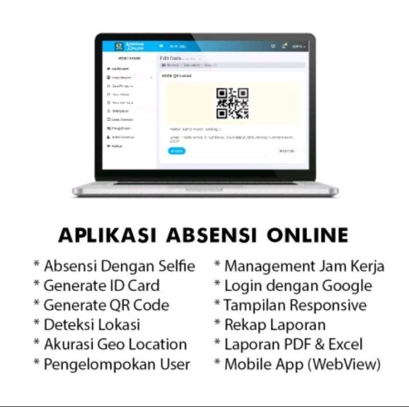 Jual source code absensi online dengan selfie di Seller ANZE - Bekasi Jaya, Kota Bekasi | Blibli