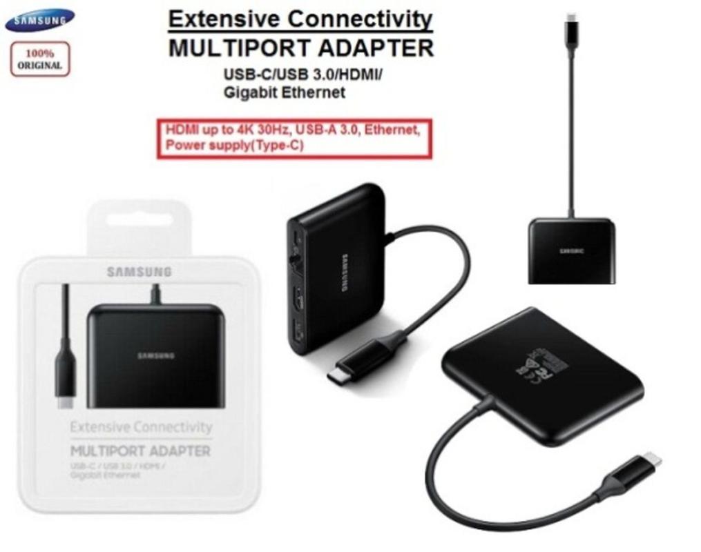 Jual Samsung Multiport Adapter [USB-C/ USB 3.0/ HDMI] di Seller Acc ...