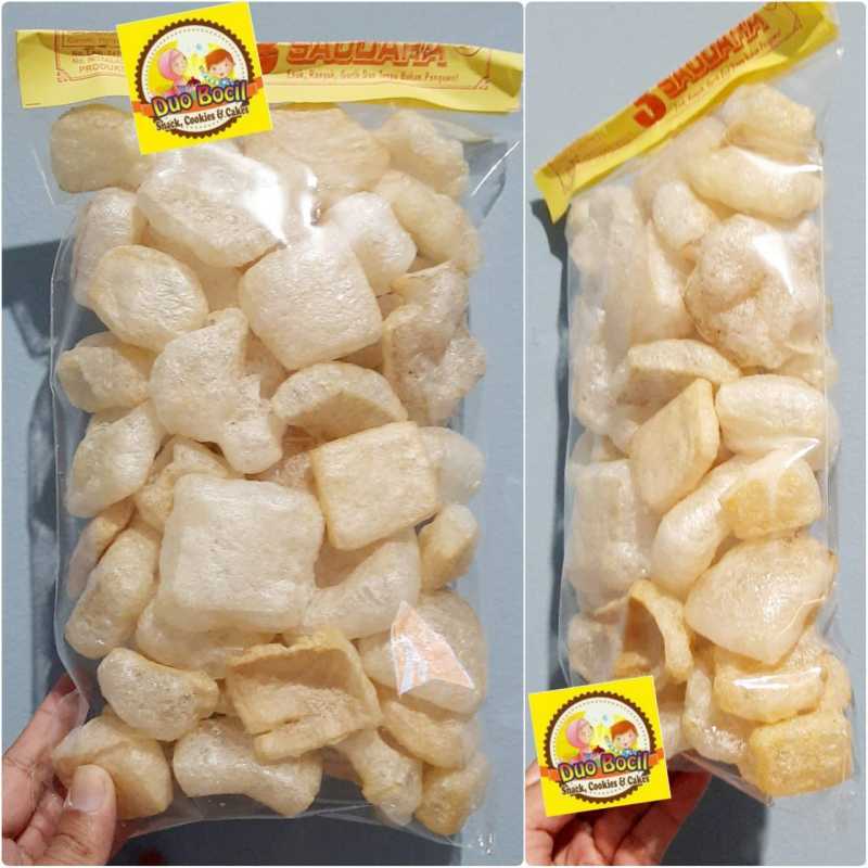 Jual Kerupuk Kulit Sapi Asli Gurih Original Duo Bocil Snack Di Seller