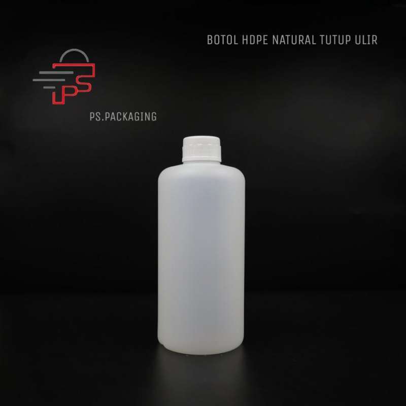 Jual Botol Plastik HDPE Tutup Ulir Putih / Botol Ulir 500ml / Botol Plastik - BOTOL NATURAL di ...