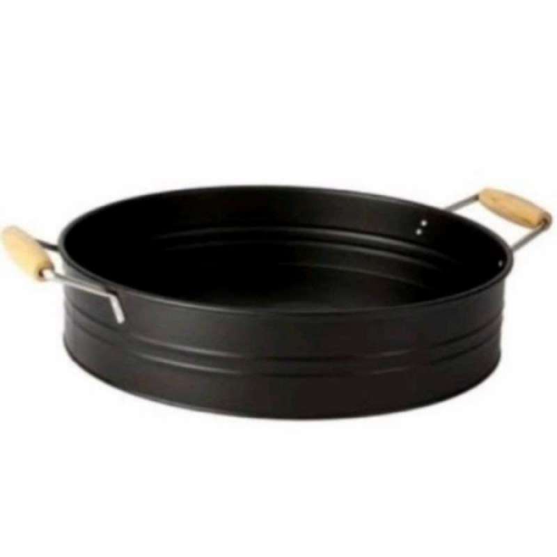 Promo Tray putih bulat / tray hitam bulat / sorting tray / nampan putih ...