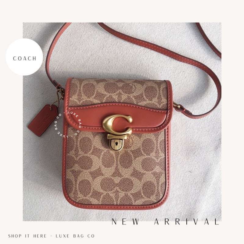 Jual Coach Tall Studio Crossbody In Signature Canvas 100% ORIGINAL di ...