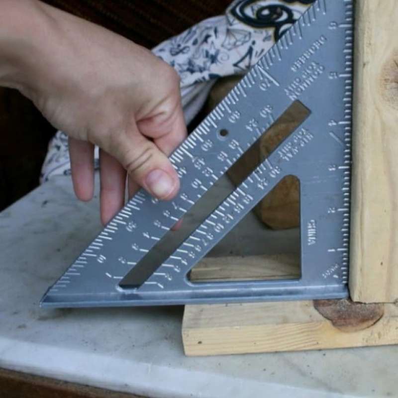 Promo Speed Square 7inch Alumuniaum Penggaris Segitiga Woodworking ...