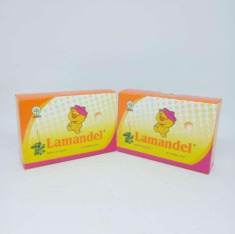 Promo Lamandel Saschet Obat Amandel Kemasan Kotak 12sachet Diskon 37% ...
