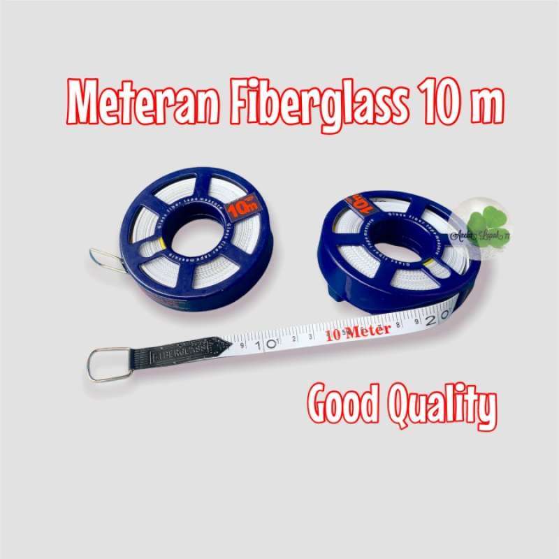 Promo Meteran Fiberglass 10 meter Alat Ukur High Quality Diskon 33% di ...