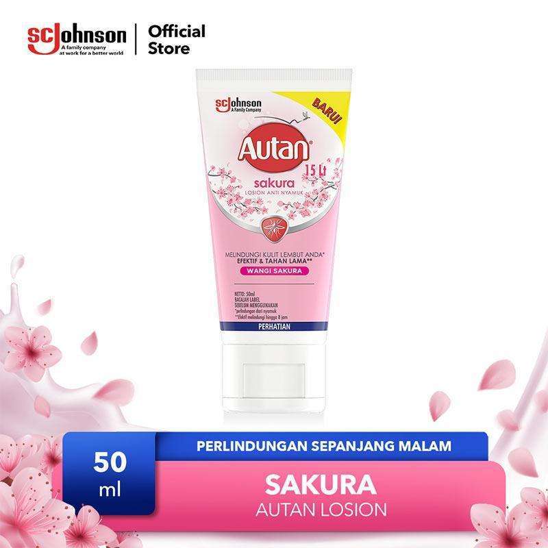 Promo Autan Sakura Lotion Anti Nyamuk Tube [50 mL] Diskon 18% di Seller ...