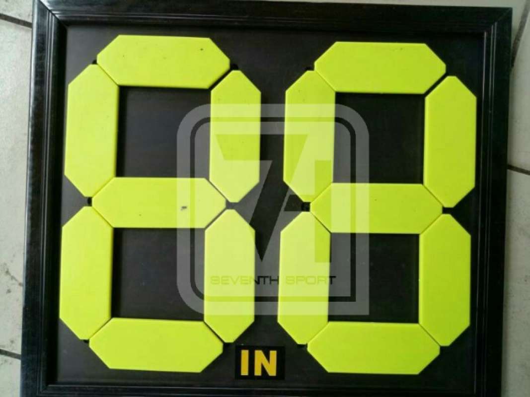 Jual Papan Score / Nomor / Angka Untuk Ganti Pemain In Out Di Seller ...