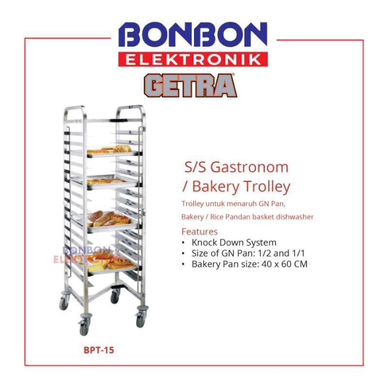 Jual Bakery Trolley Getra Bpt 15 💯 Harga Murah & Kualitas Terbaik ...