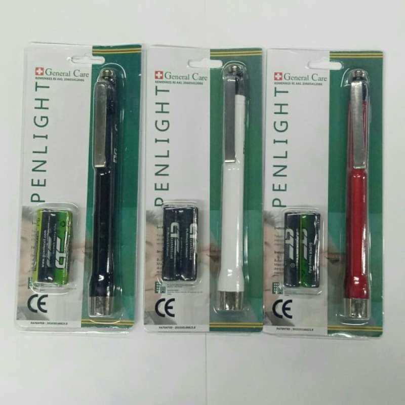 Jual Pen Light General Care Led Sinar Putih Senter Mata Di Seller ...
