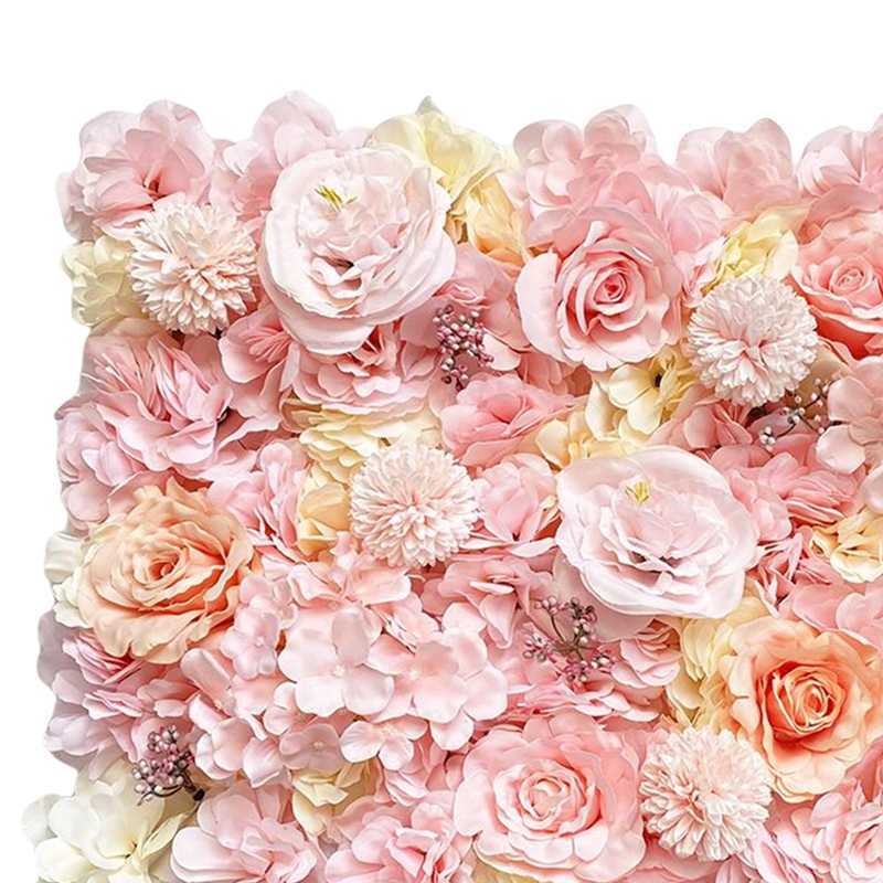 Jual Artificial Flowers Wall Panel Flower Mat Screen Silk for Wedding ...