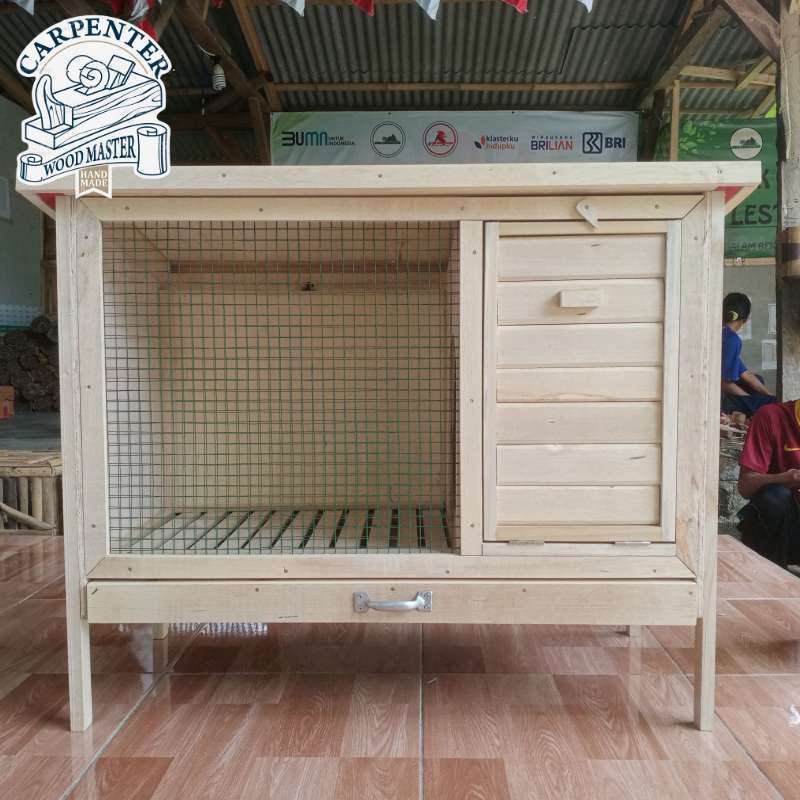 Jual Kandang Kelinci / Marmut / Hamster Bahan Kayu Ukuran Mini Murah ...