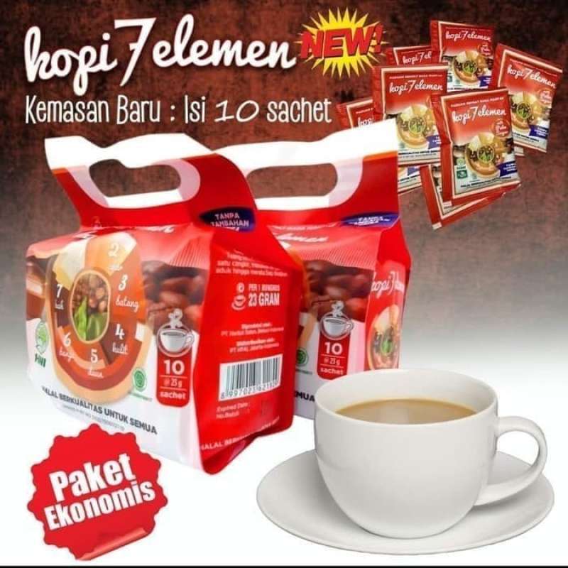 Jual Kopi 7 Elemen (kopi Sevel) Hni Hpai Isi 10 Sachet Di Seller Ummu ...