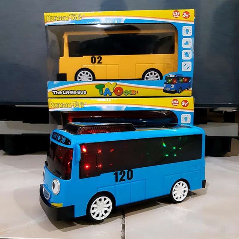 Jual Mainan Bus Tayo Bump Go LED - TB01 Mobil Mobilan Baterai Musik Lampu di Seller A.R.A.F.A ...