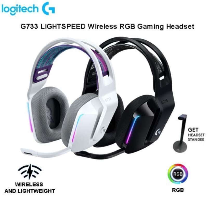 Promo Logitech G733 Lightspeed Wireless Rgb 7.1 Surround Gaming Headset ...