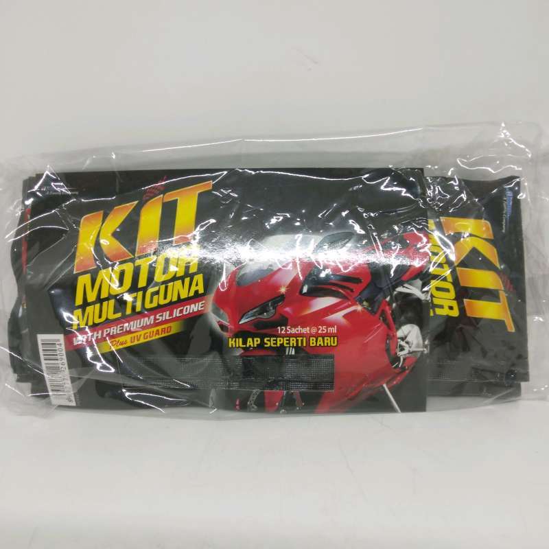 Jual Kit Multiguna Sachet 25ML, Pengkilap Body Motor (Isi 12 sachet) di ...