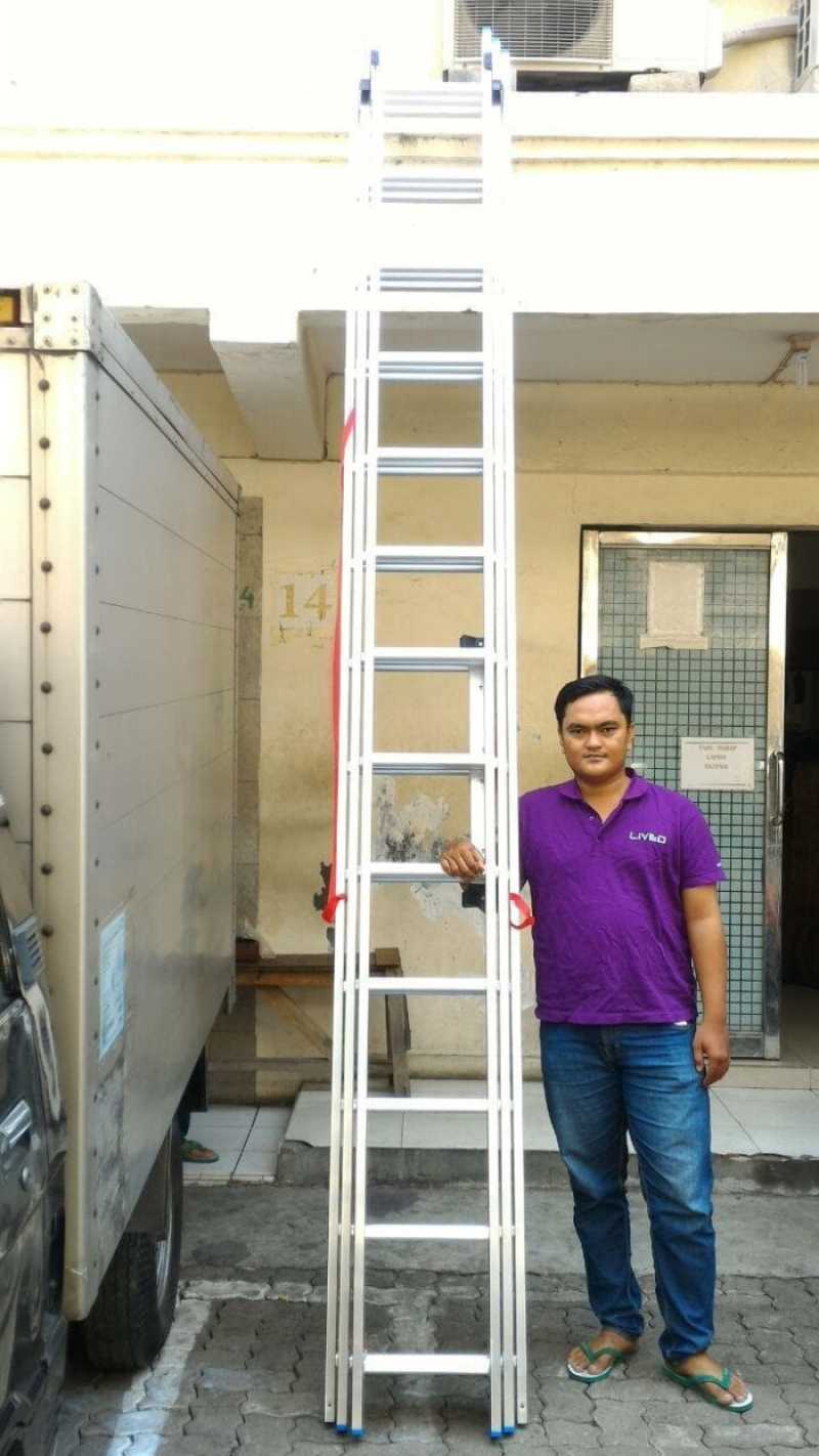 Promo Tangga Extension 9 Meter Merk Liveo, Tangga Pln 9M, Tangga 9 M ...