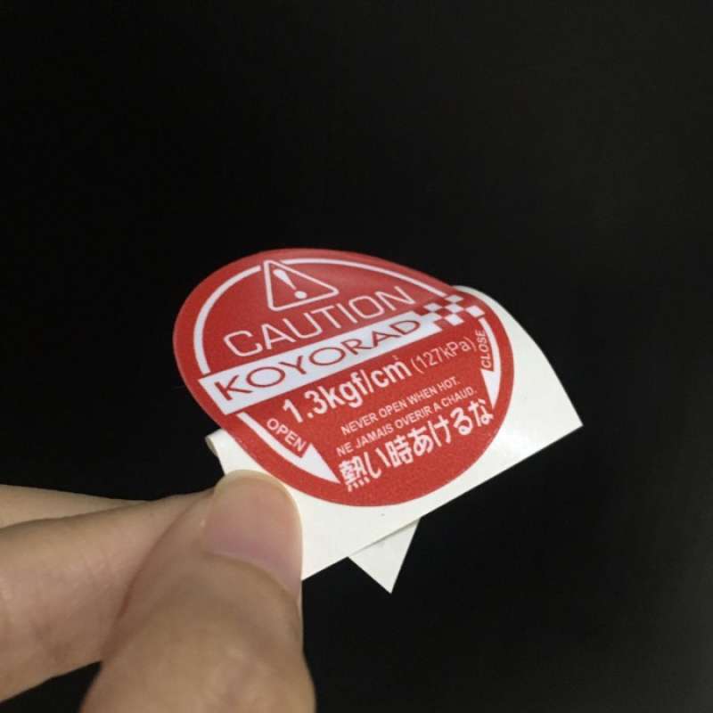 Jual Sticker Mobil Radiator Koyorad Di Seller Lilliaa Shop - Wanasari ...