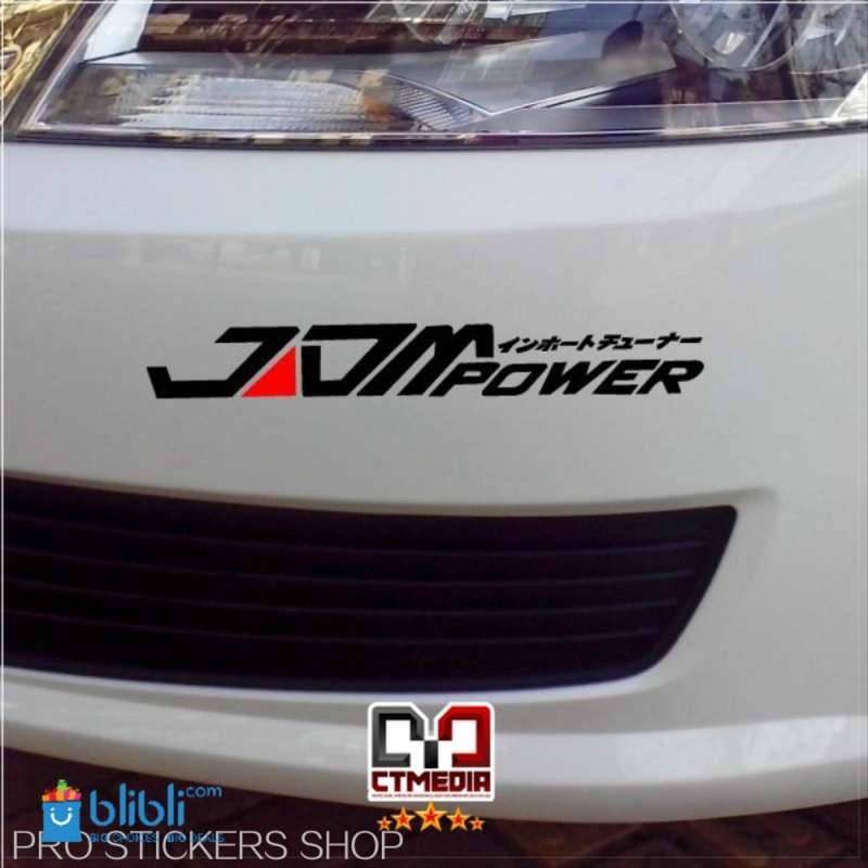 Jual sticker stiker mobil jdm power sticker mobil cutting stiker jdm DI ...