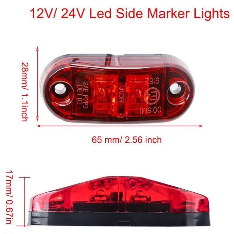 Jual 30-4-1 10-30v Universal Led Sisi Marker Lampu Indikator Lampu ...
