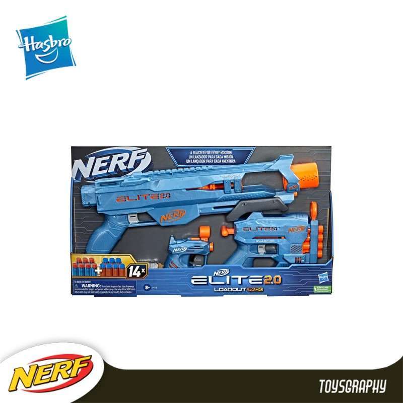 Jual Nerf Elite 2.0 LOADOUT PACK Blaster Dapat 3 Technician Quadfire di ...