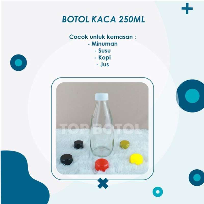 Jual (Per 10pcs) botol kaca 250ml kmi botol madu botol soda botol ... Jual (Per 10pcs) botol kaca 250ml kmi botol madu botol soda botol ...