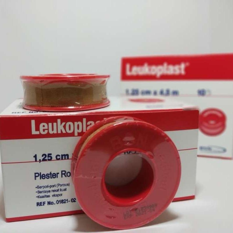 Jual Leukoplast 1.25 Cm X 4.5 M / Plaster Roll 1.25 Cm X 4.5 M 1 Box Isi 10 Pcs Di Seller ...