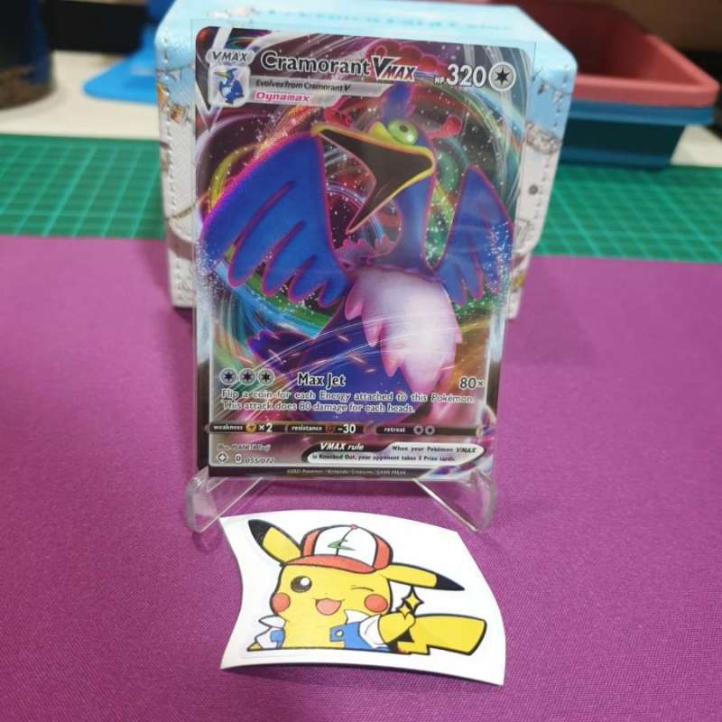 Jual Kartu Pokemon TCG English - Pokemon Shining Fates - Cramorant VMAX ...