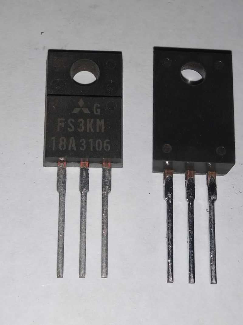 Jual Transistor FS3KM-18A N-Channel POWER MOSFET High Speed Switching ...