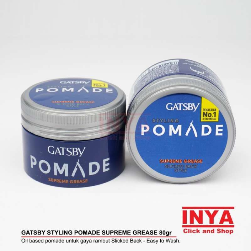 Jual Pomade GATSBY SLICKED BACK STYLE STYLING POMADE SUPREME GREASE ...