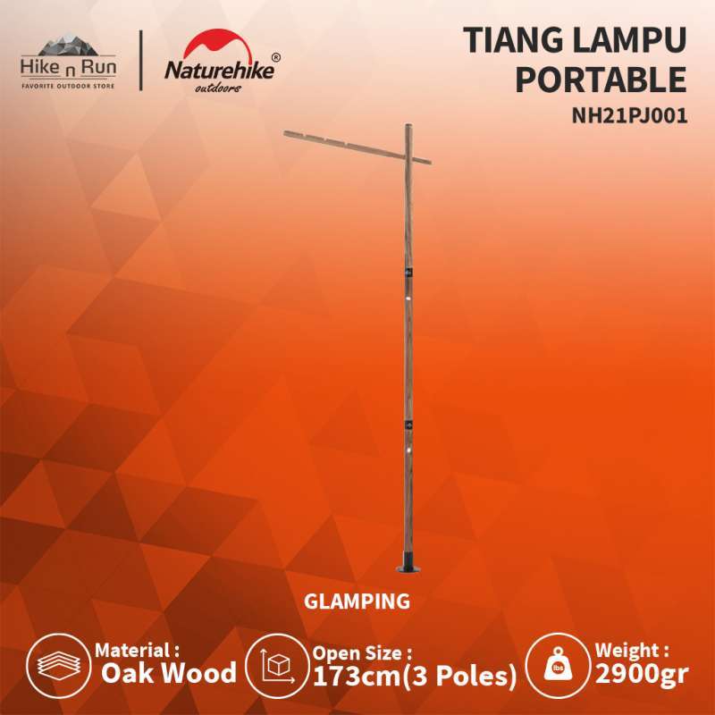 Promo Naturehike Tiang Lampu Portable Wood Light Stand NH21PJ001 Diskon ...