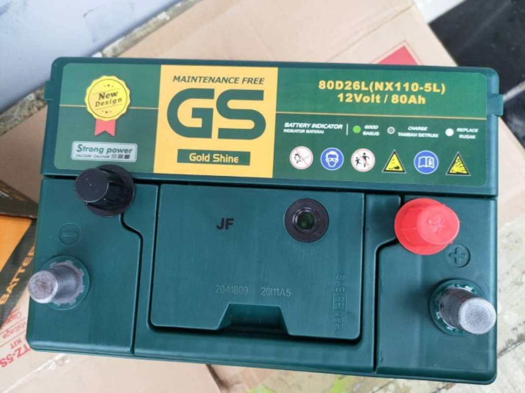 Promo Aki 80d26l / Nx110-5l Gs Mf 12 Volt 80 Ampere Diskon 9% Di Seller Nataka Store - Mekarsari ...
