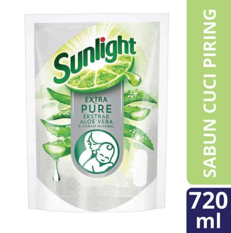 Jual Sunlight Extra Pure Aloe Vera Kemasan Refill 720 mL di Seller ...