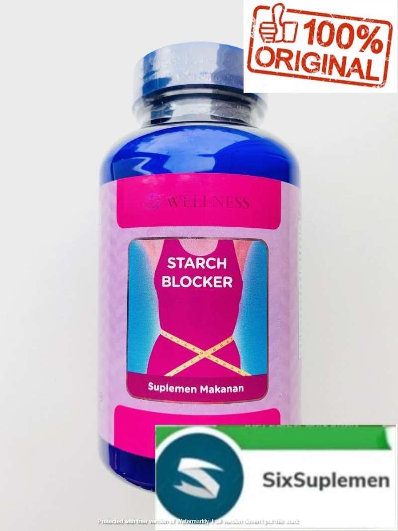 Jual Wellness Starch Blocker 60 tablets penghilang stretch mark di ...