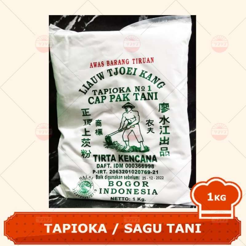 Promo OEM TEPUNG TAPIOKA / SAGU CAP PAK TANI 1KG Diskon 50% di Seller ...