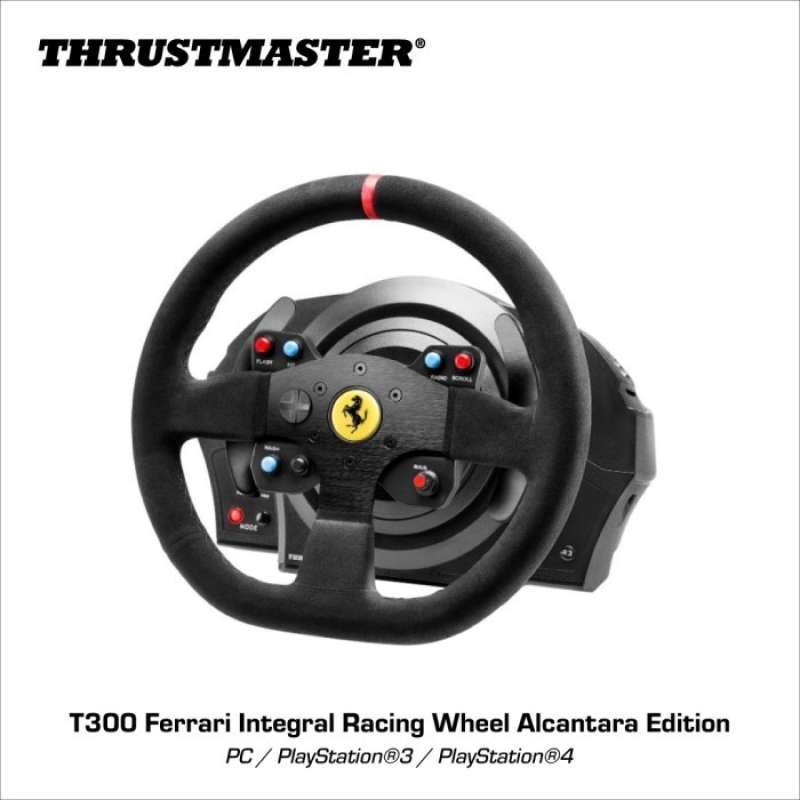 Jual Thrustmaster T300 Ferrari Integral Racing Wheel Alcantara Edition ...