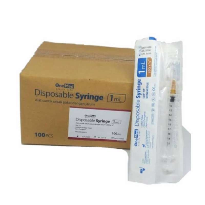 Promo Syringe 1 ml ONEMED Diskon 25% di Seller Laylaa Shop - Wanasari ...