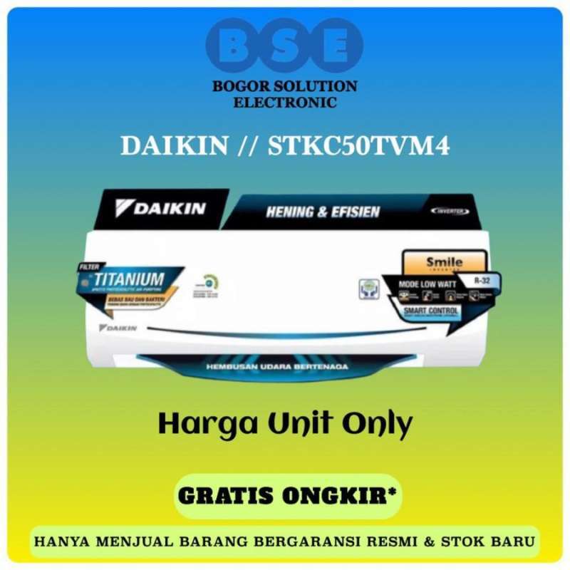 Jual Daikin Ac 2 Pk | Daikin Star Inverter 2pk | Ftkc50tvm4 | Stkc50tv ...